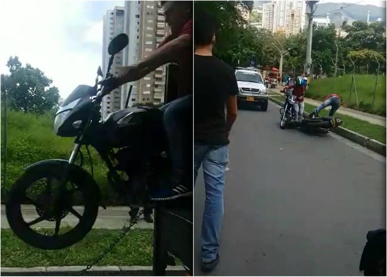 Autoridades Buscan A Motociclista Que Escapó Luego De Inmovilización
