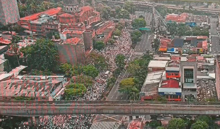 En calma transcurrió la jornada donde miles de personas macharon contra ...