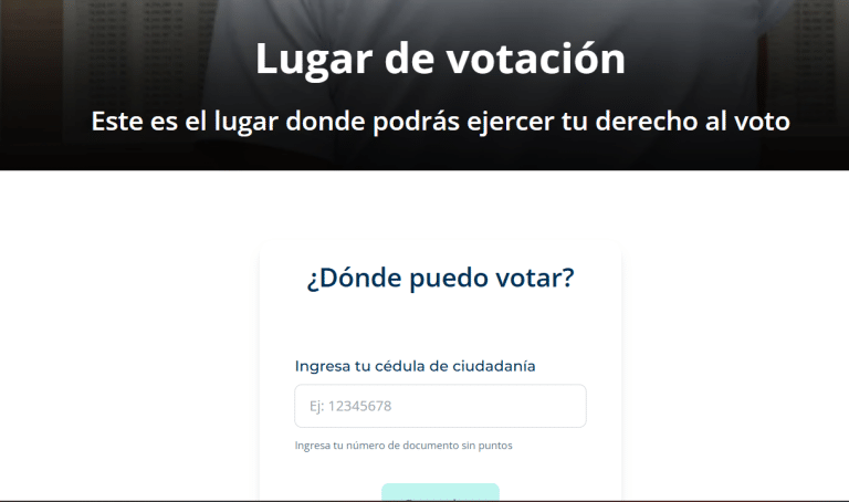 Consulte aquí su lugar de votación para las elecciones este domingo 8 ...